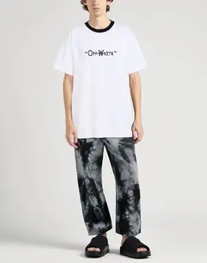 OFF-WHITE™ Off- T-shirt Size Cotton, Elastane