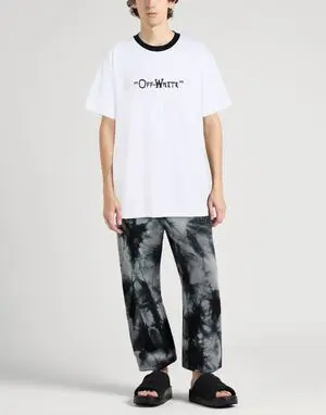 OFF-WHITE™ Off- T-shirt Size Cotton, Elastane