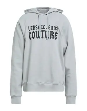 Versace Cotton-blend Fleece Sweatshirt - Grey