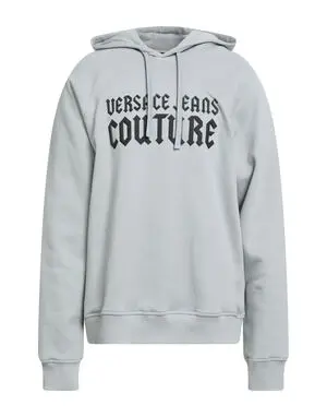 Versace Cotton-blend Fleece Sweatshirt - Grey