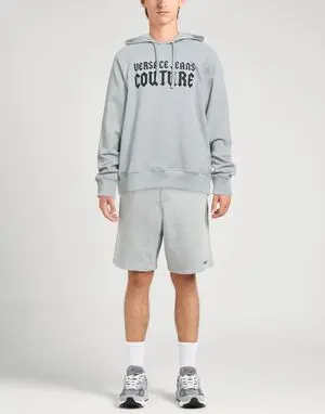 Versace Cotton-blend Fleece Sweatshirt - Grey