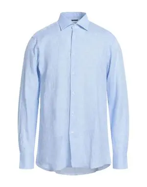 BERNA Shirt Size Linen - Blue