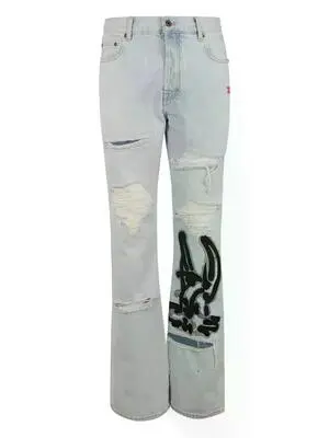 Off-White Bunny Print Jeans