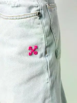 Off-White Bunny Print Jeans
