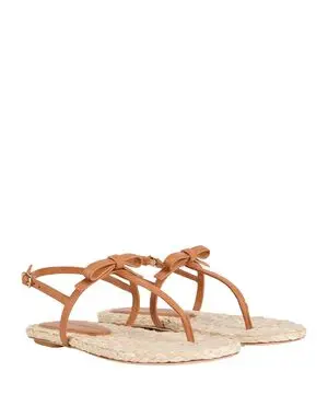 STUART WEITZMAN Leather Espadrille Sandals