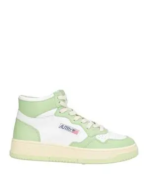 AUTRY Leather High-top Sneakers - Green