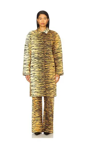 Moschino Tiger Stripes Long Jacket