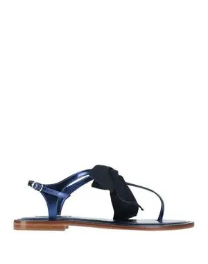 BALLETTA Thong Sandal With Bow Detailing - Blue