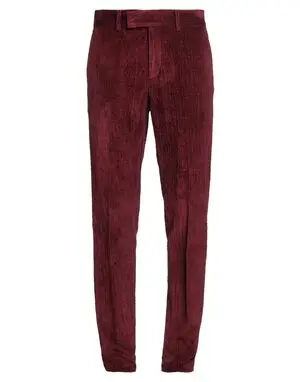 LARDINI Tailored Corduroy Pants - Red