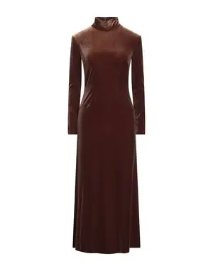COMPAGNIA ITALIANA Flared Maxi Dress - Brown