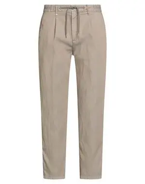 BERNA Tapered Twill Pants - Beige