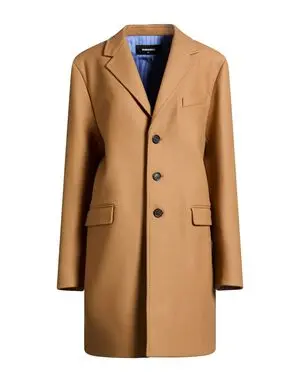 Dsquared2 Single-breasted Coat - Camel