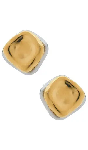 AMBER SCEATS Zylan Stud Earrings - Gold & Silver