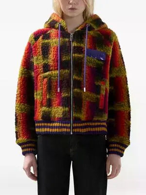 Gcds Check Hooded Jacket