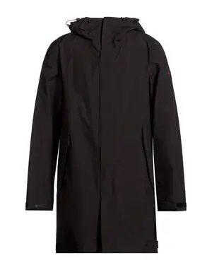 Peuterey Polyester Overcoat And Trench Coat - Black