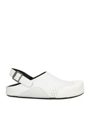 Marni Leather Mules - White