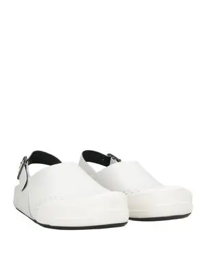 Marni Leather Mules - White