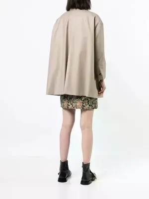 Rokh Single-breasted Asymmetric Blazer - Brown
