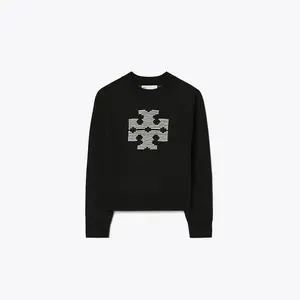 Tory Burch Wool Logo Sweater