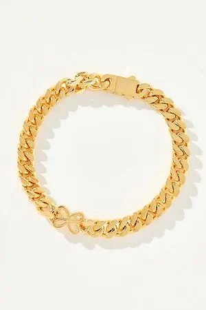 Anthropologie Curb Chain Bracelet - Gold