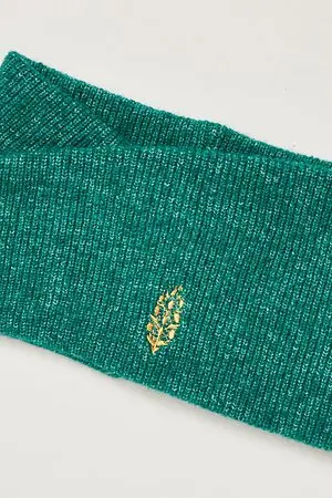 Free People Road Runner Ear Warmers - Green Glow
