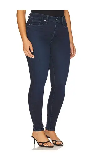 Good American Soft Tech Good Legs Skinny Jeans - Blue