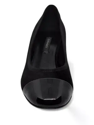 Casadei Cap-toe Block-heel Pumps