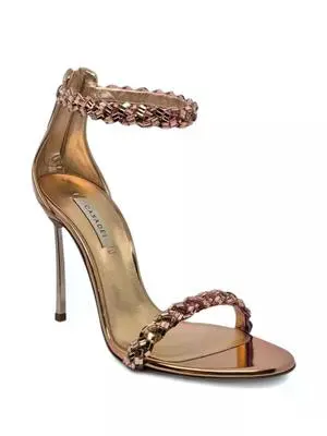 Casadei Beaded Heeled Sandals
