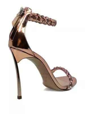 Casadei Beaded Heeled Sandals