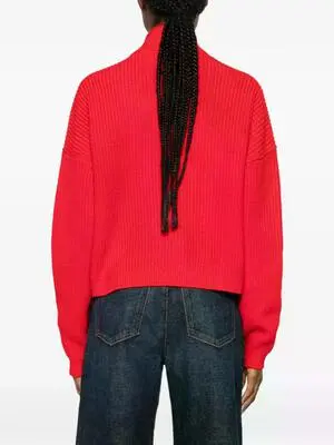 Alice + Olivia V-neck Merino Wool Cardigan