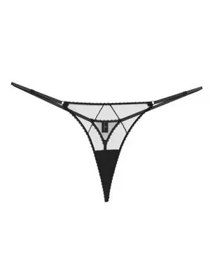 Kiki De Montparnasse Perle G-string Thong - Black