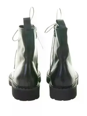 LAURA B Lace-up Ankle Boots