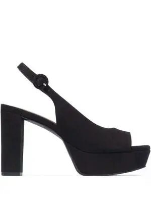 Bernardo 90mm Vega Peep-toe Platform Pumps - Black
