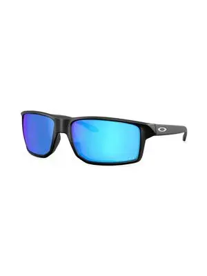 Oakley Gibston Xl Rectangle-frame Sunglasses - Black