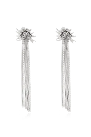 Alexander McQueen Crystal Embellished Earrings