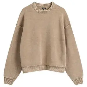 BEAMS Garment Dye Cotton Crew Neck Jumper