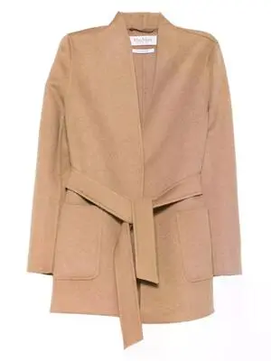 Max Mara Tie Detailed Outerwear For Women