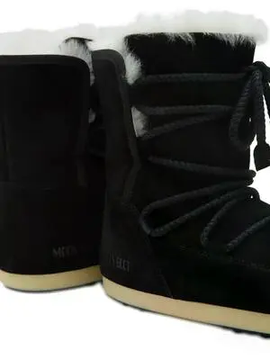 Moon Boot Evx Suede Shearling Boots
