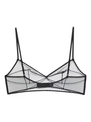Kiki De Montparnasse Perle Longline Bra - Black