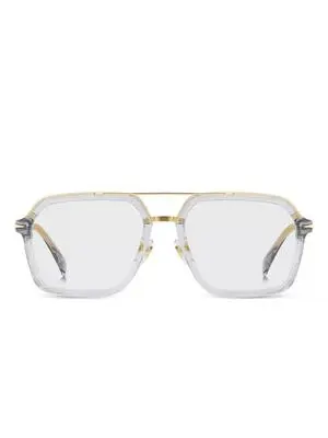 DB EYEWEAR BY DAVID BECKHAM Square-frame Glasses - Grey