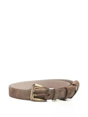 Brunello Cucinelli Suede Belt - Brown