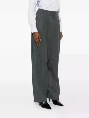 DARKPARK Wool Palazzo Trousers
