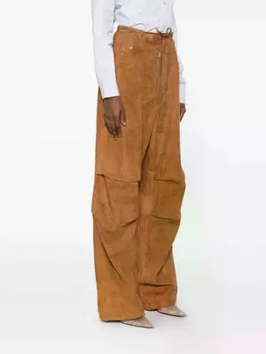 DARKPARK Suede Palazzo Trousers