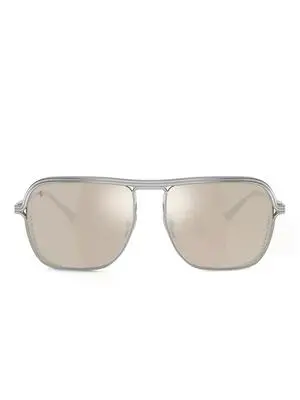 FERRARI Logo-engraved Sunglasses - Silver