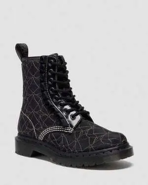 Dr. Martens 1460 Frill Boots - Black