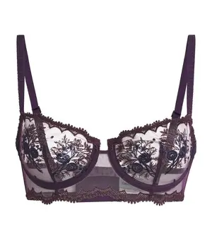 Simone Perele Intrigue Half-cup Bra - Purple