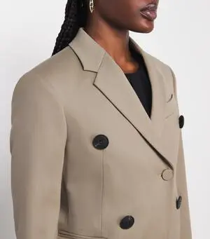 Tory Burch Wool-blend Double Breasted Blazer