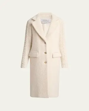 Gabriela Hearst Charles Boucle Coat