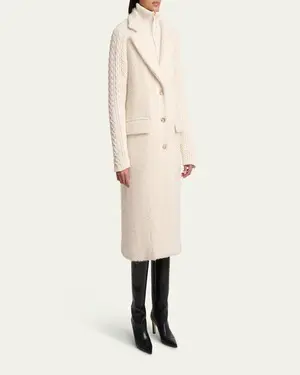 Gabriela Hearst Charles Boucle Coat
