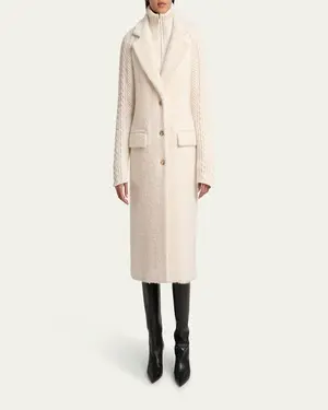 Gabriela Hearst Charles Boucle Coat
